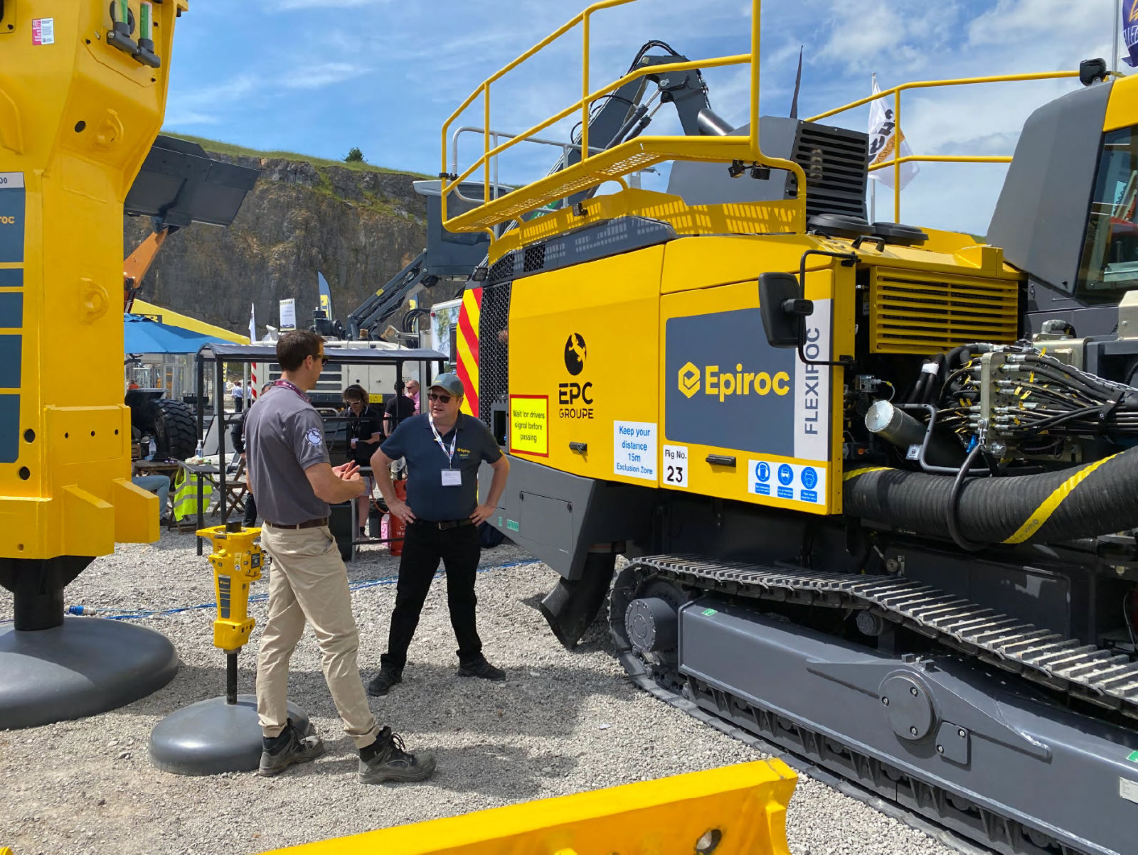 EPC-UK relocates Epiroc's Hillhead rig with Tarmac | Epiroc