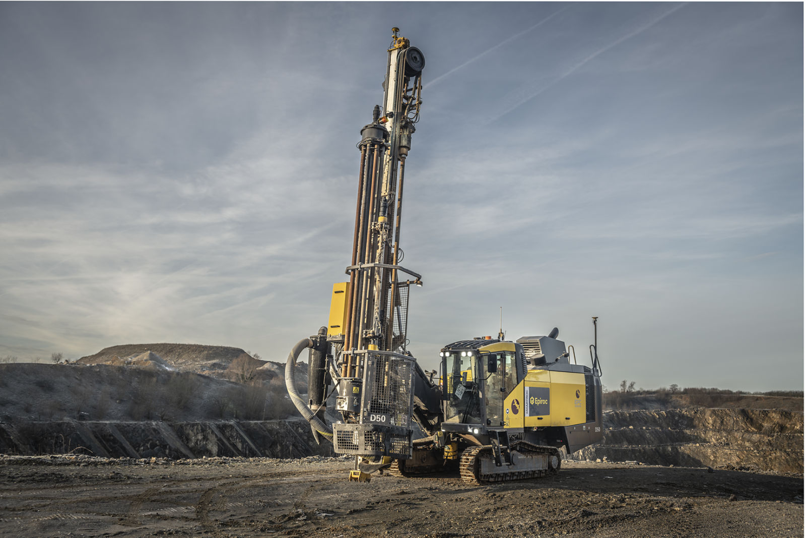 新软件更新提高了 SmartROC D50 潜孔钻机的生产效率 | epiroc.com.cn