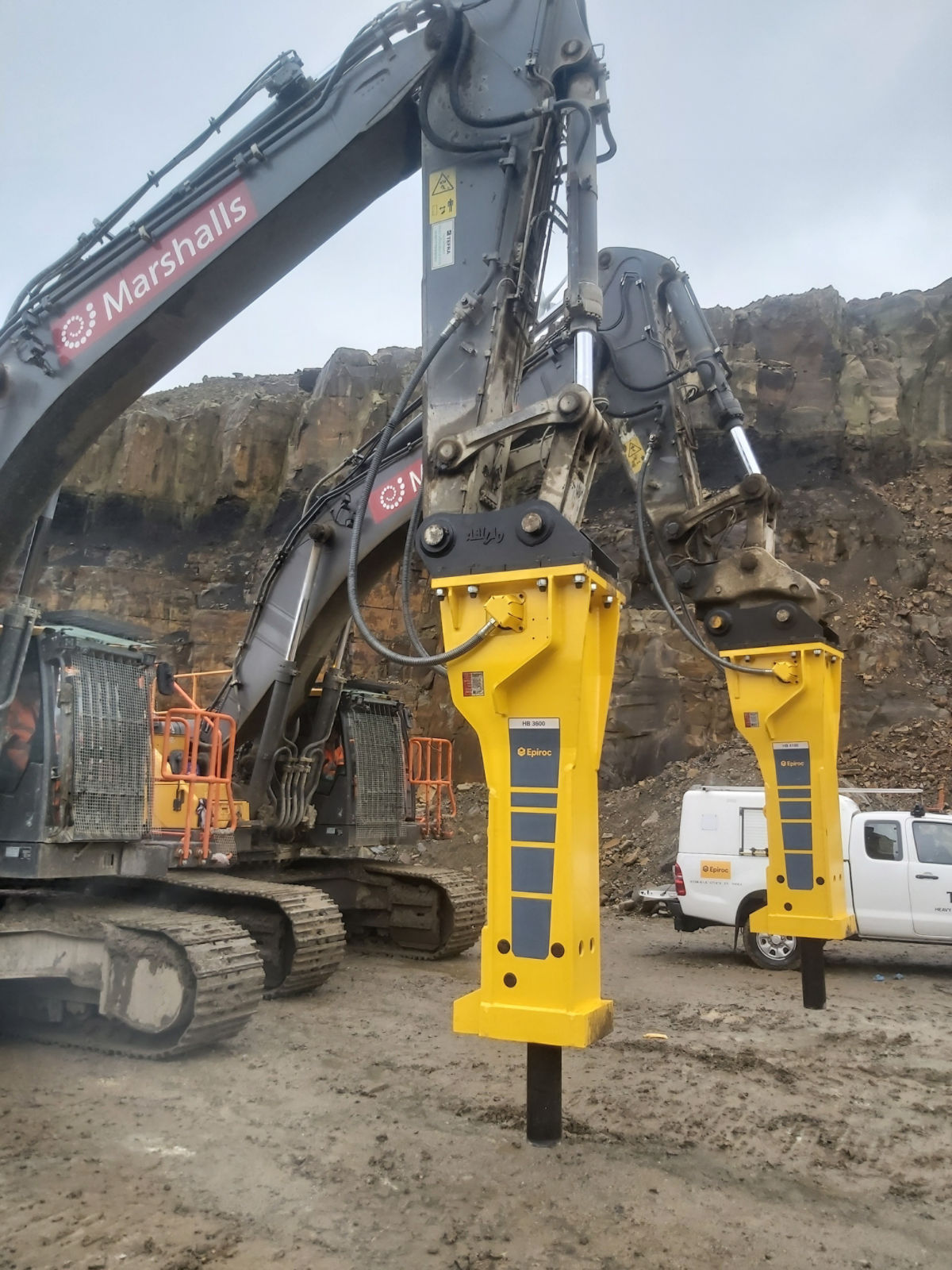 Marshalls plc reinvest in Epiroc breakers | Epiroc