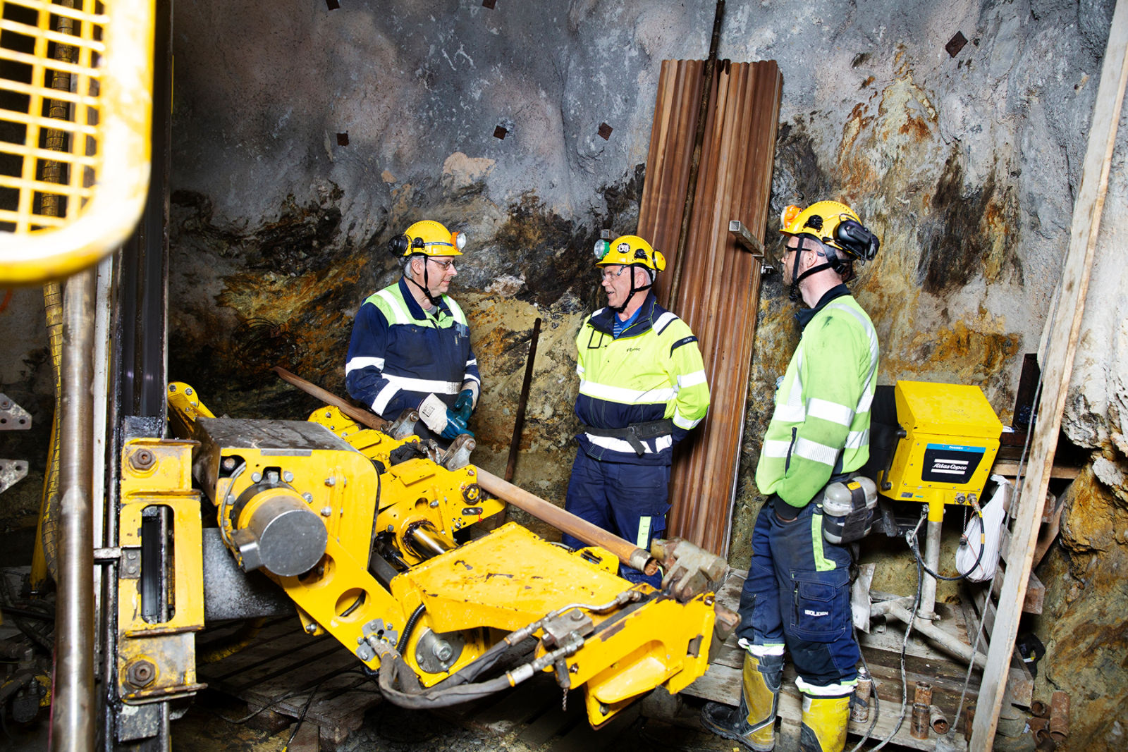 Kristinebergsgruvan – så förbättrades arbetsmiljön för diamantborrarna ...