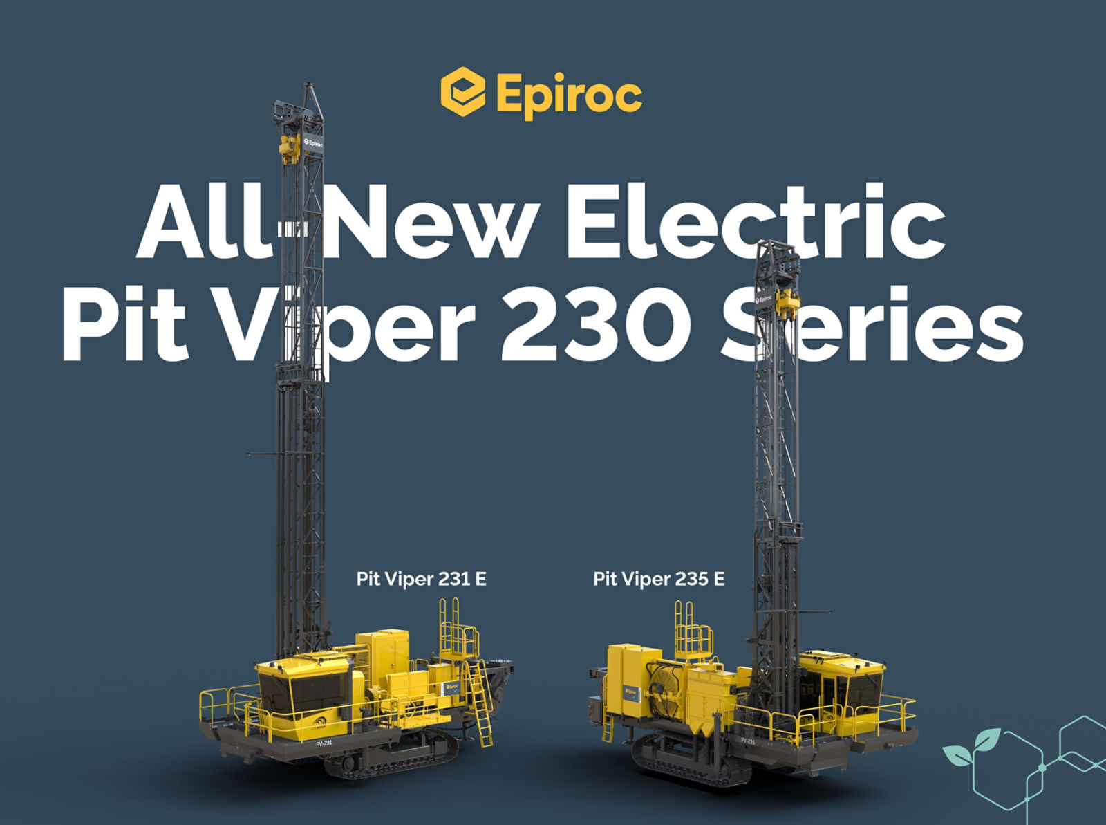 Epiroc launches the all-new electric-driven Pit Viper 231 E and Pit ...