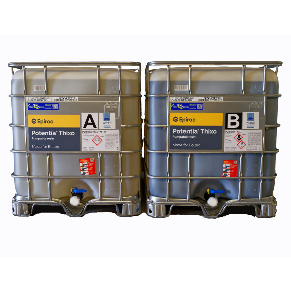 Pumpable resin | Epiroc US