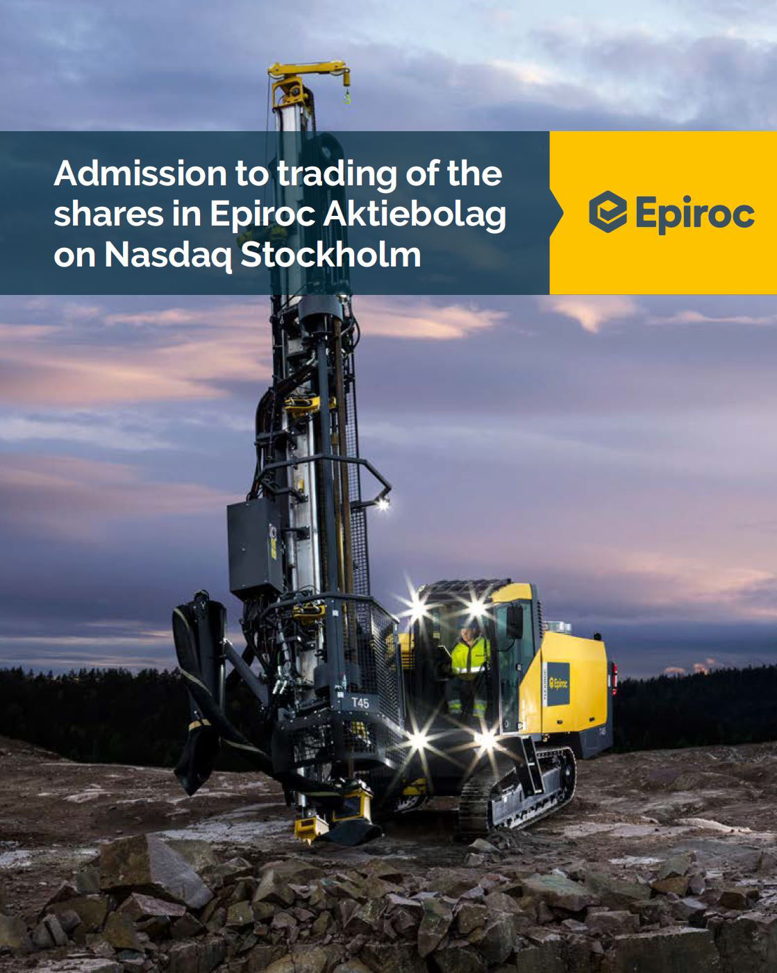 Listing of Epiroc - Epiroc