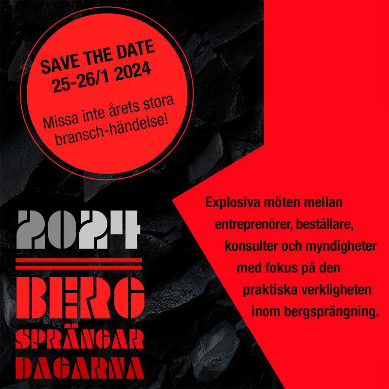 Bergsprängardagarna 2024 | Epiroc