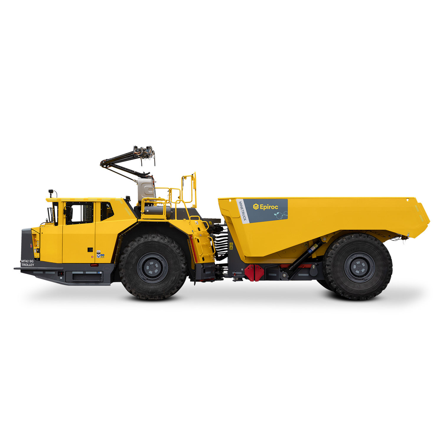 Minetruck MT42 SG Trolley | Underground trucks | Epiroc US